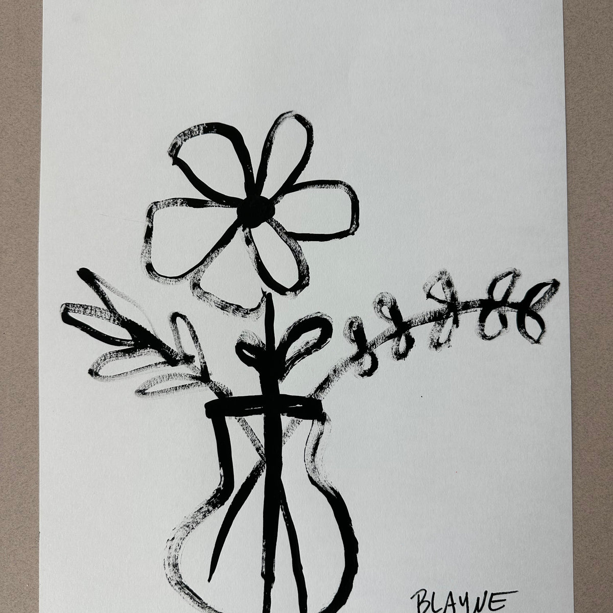 See Through Vase of Flowers – Blayne Art