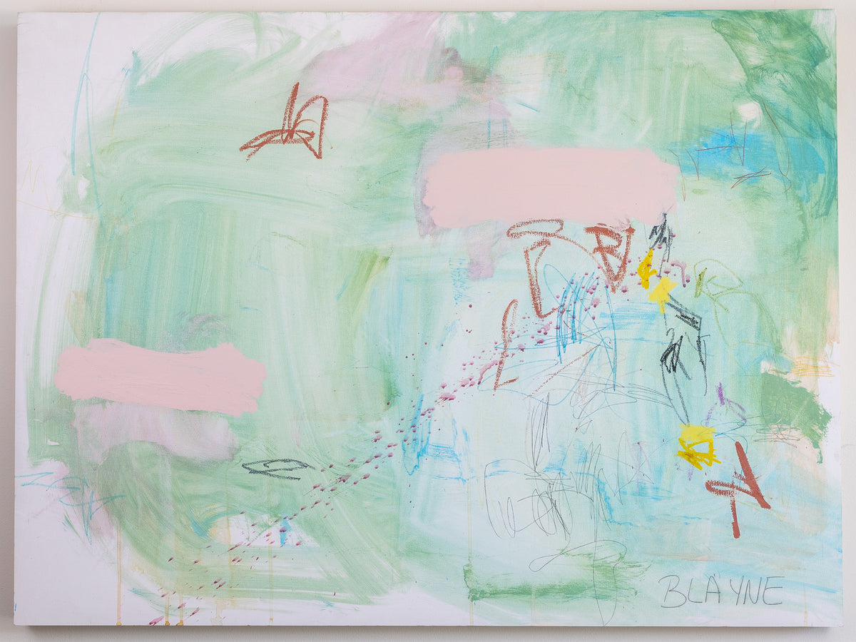 A Study In Pink and Green – Blayne Art
