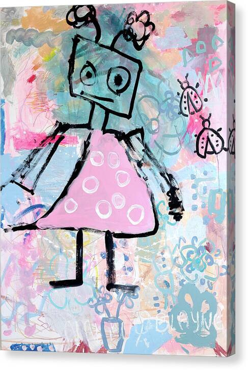 Quinns Robot - Canvas Print – Blayne Art
