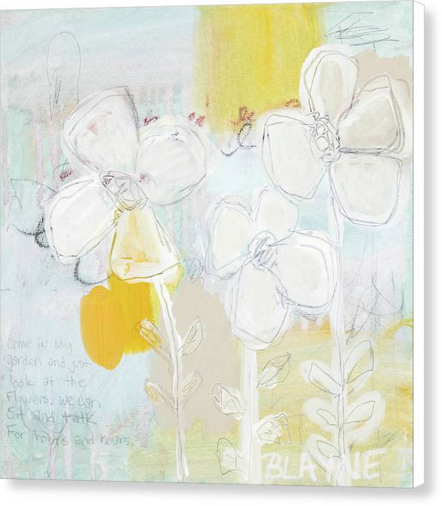 Look At The Flowers Canvas Print - Canvas Print – Blayne Art